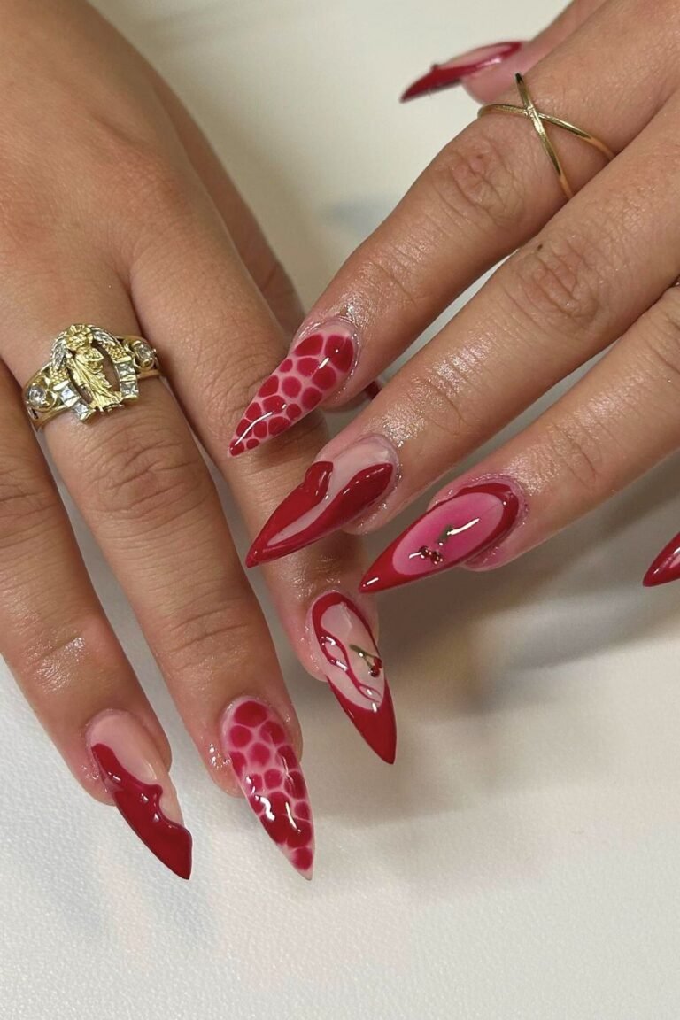 30 Red Nails Designs for 2025 – Fashion Trend Hacks