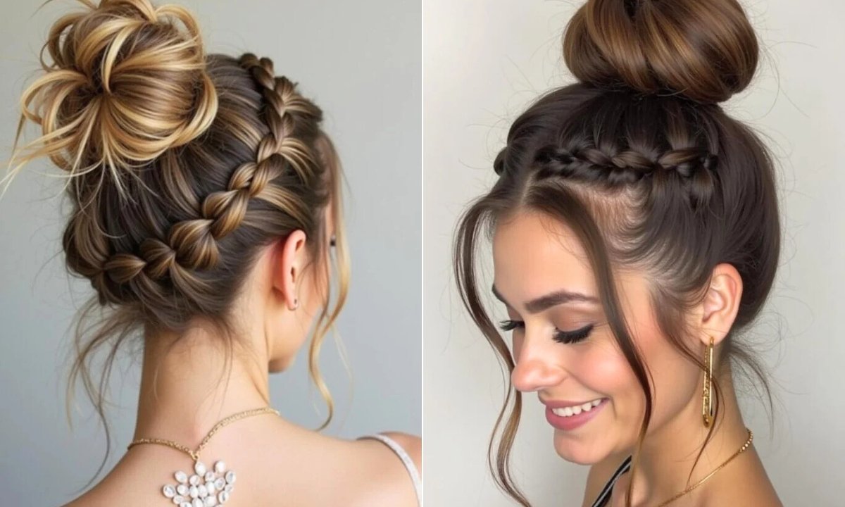 26 Elegant Bun with Bangs Hairstyle Ideas 2025 – Fashion Trend Hacks