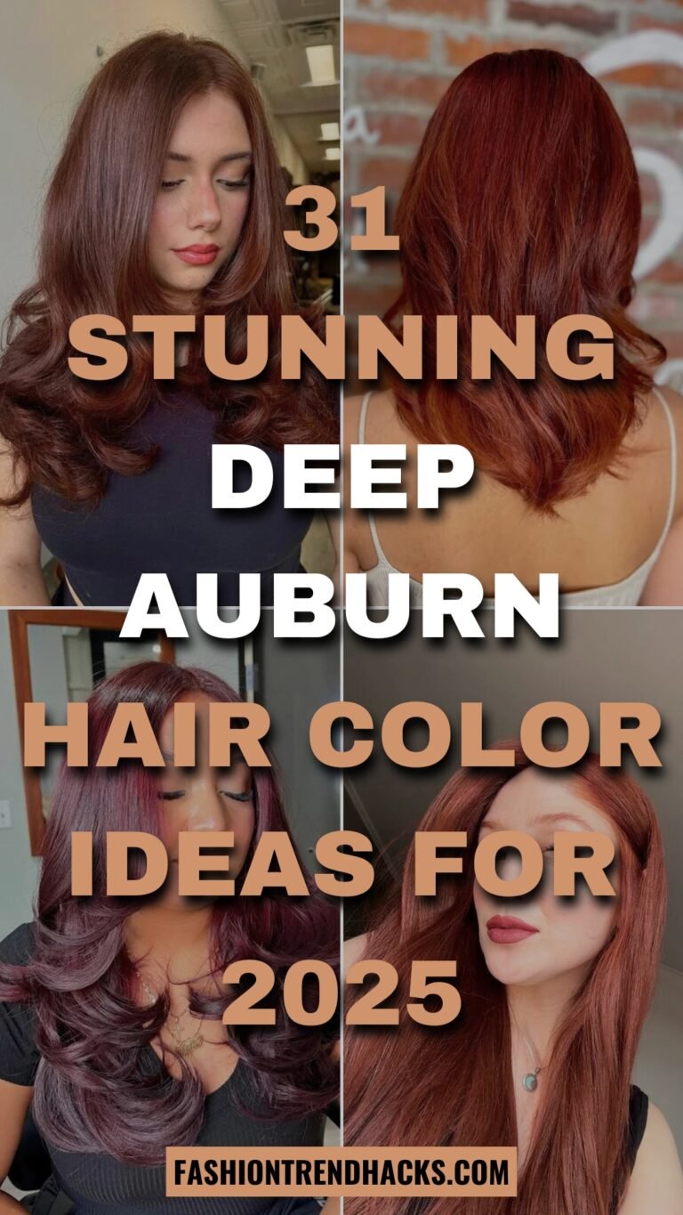 31 Deep Auburn Hair Color Ideas for 2025 – Fashion Trend Hacks