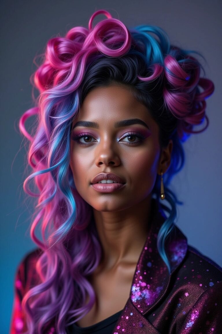 43 Galaxy Hair Color Ideas for 2025 – Fashion Trend Hacks