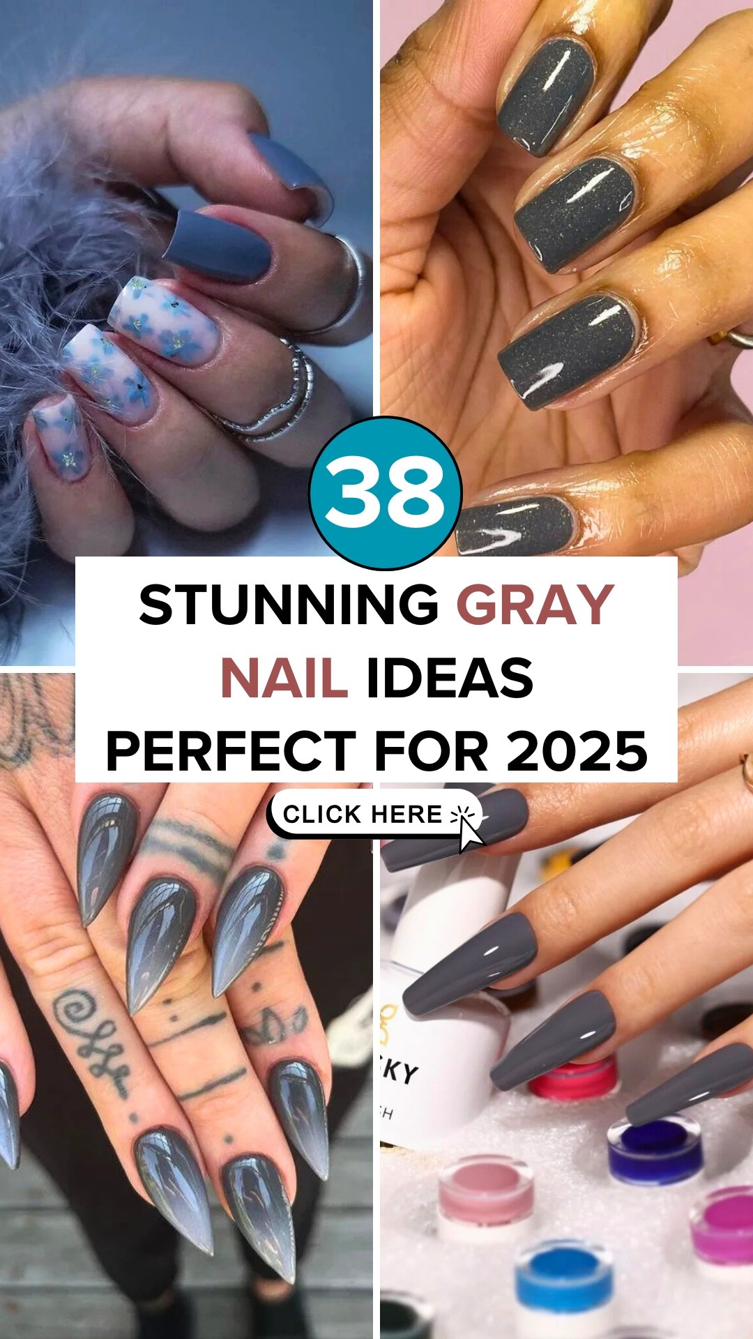38 Stunning Gray Nail Ideas Perfect for 2025 – Fashion Trend Hacks