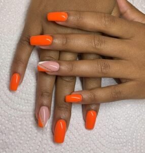 35 Orange Nails Ideas for 2025 – Fashion Trend Hacks