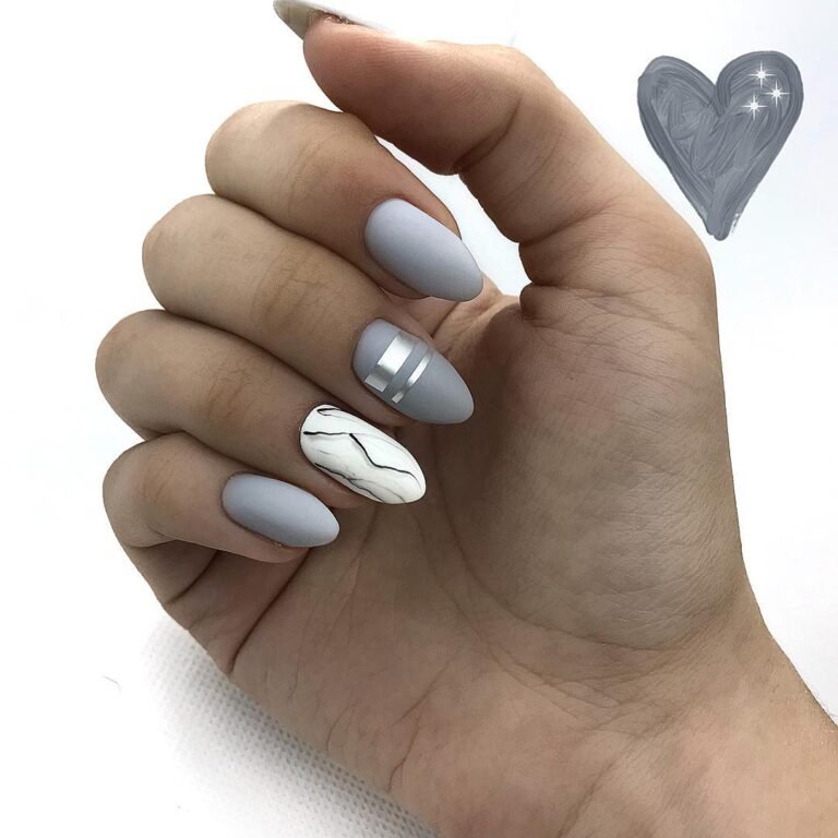 38 Stunning Gray Nail Ideas Perfect for 2025 – Fashion Trend Hacks