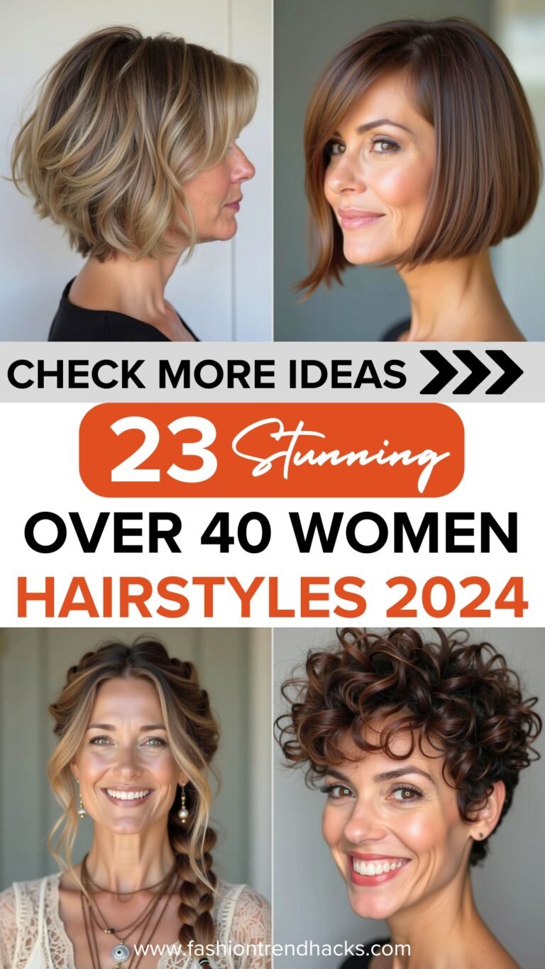 26 Over 40 Hairstyles for Women 2025 – Fashion Trend Hacks