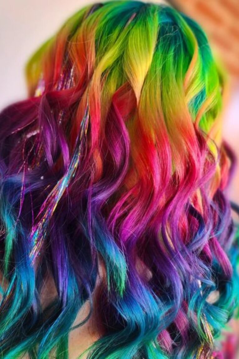 25 Rainbow Hair Color Ideas for 2025 – Fashion Trend Hacks