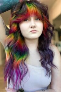 25 Rainbow Hair Color Ideas for 2025 – Fashion Trend Hacks