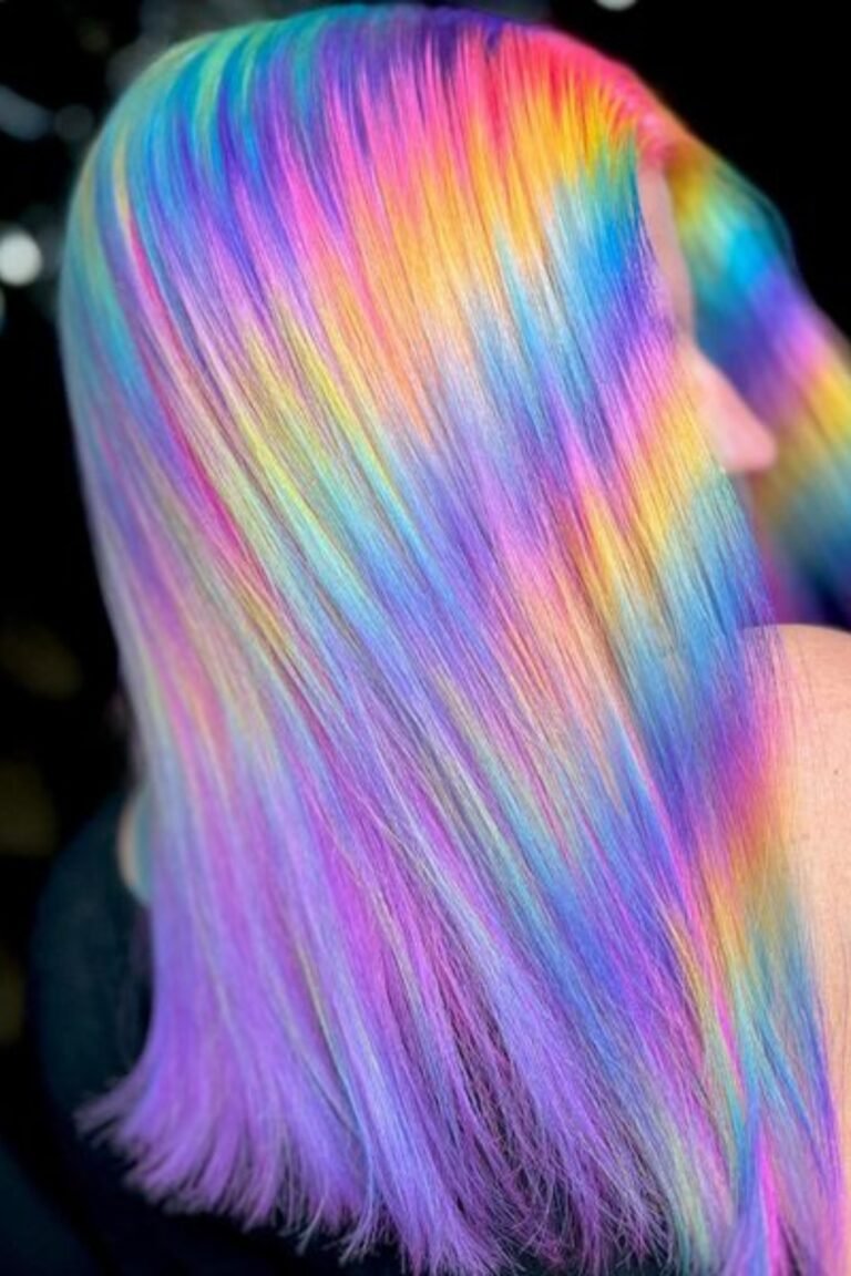 25 Rainbow Hair Color Ideas for 2025 – Fashion Trend Hacks