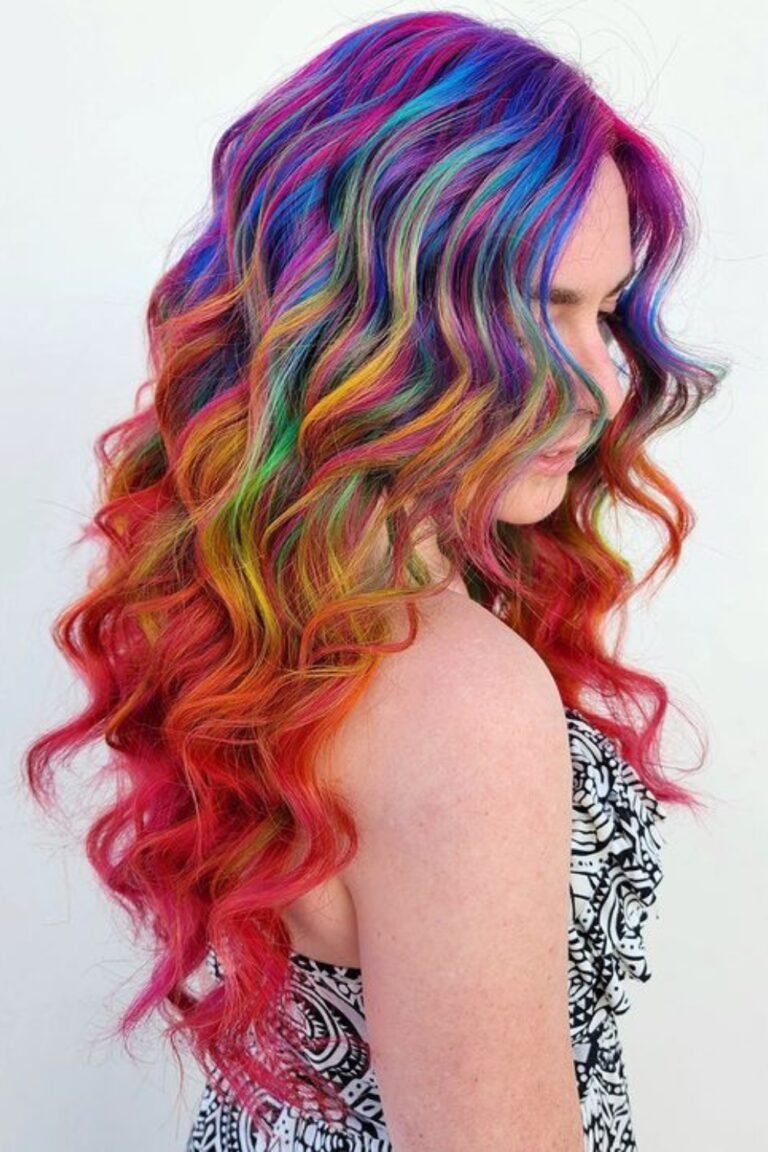 25 Rainbow Hair Color Ideas for 2025 – Fashion Trend Hacks