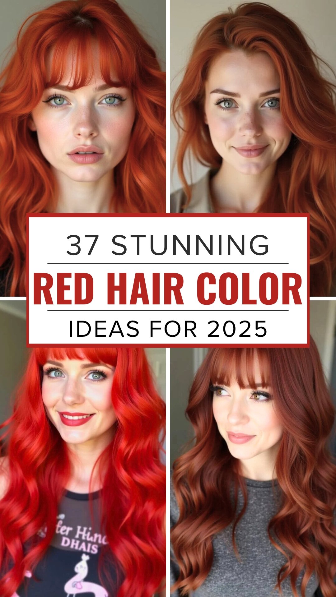 37 Red Hair Color Ideas for 2025 – Fashion Trend Hacks
