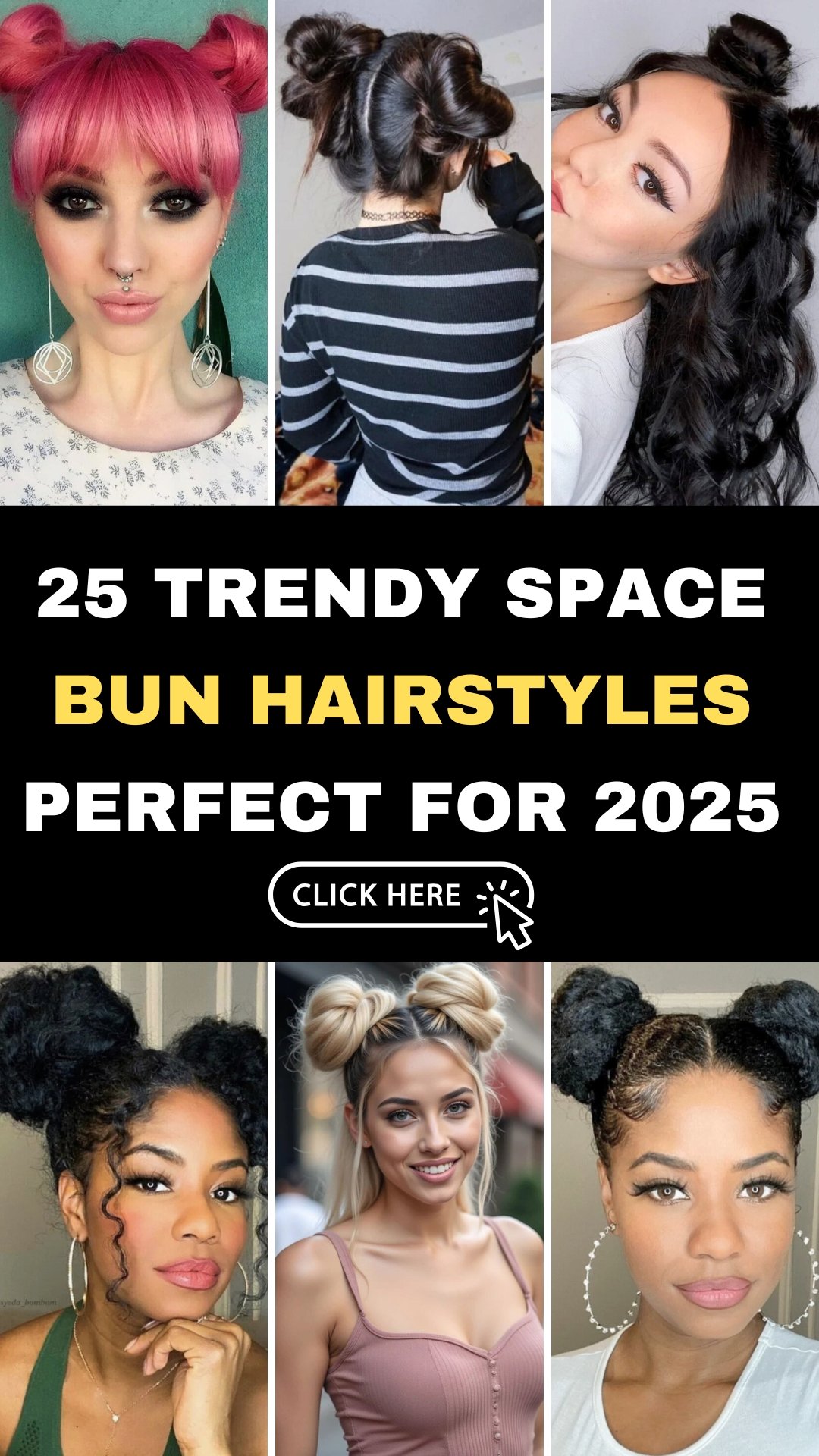 25 Space Bun Hairstyle Ideas for 2025 – Fashion Trend Hacks