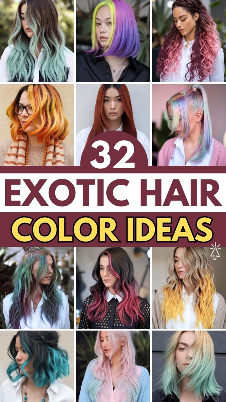 32 Exotic Hair Color Ideas 2024 – Fashion Trend Hacks