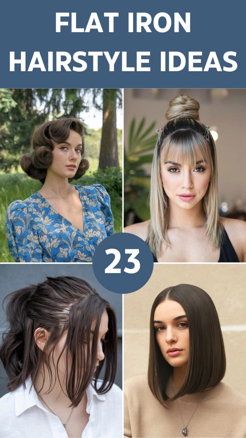 23 Flat Iron Hair Styles 2024 – Fashion Trend Hacks