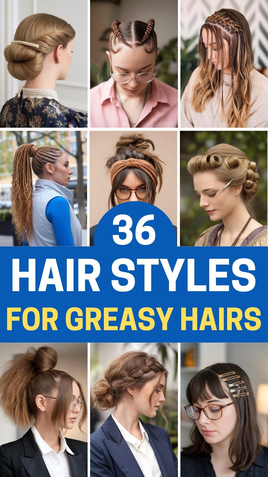 36 Hairstyles for Greasy Hair 2024 – Fashion Trend Hacks