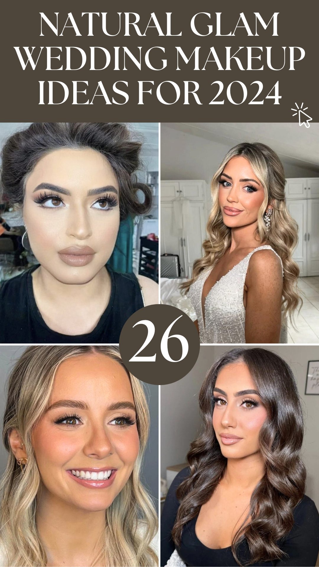 26 Natural Glam Wedding Makeup 2024 – Fashion Trend Hacks