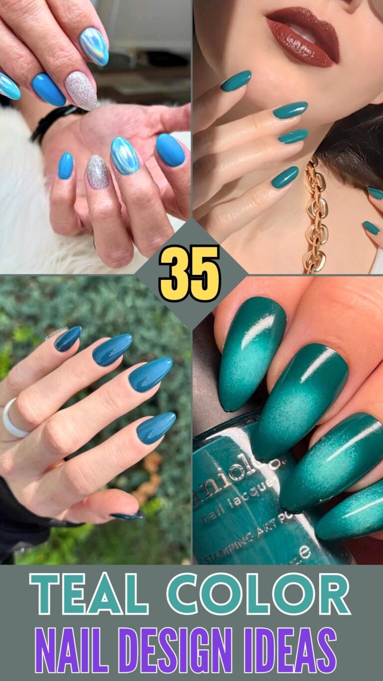 35 Teal Nails Ideas 2024 – Fashion Trend Hacks