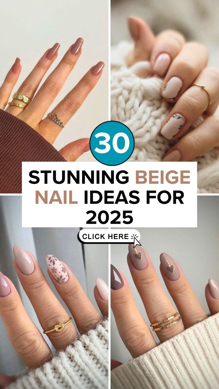 30 Stunning Beige Nail Ideas for 2025 – Fashion Trend Hacks