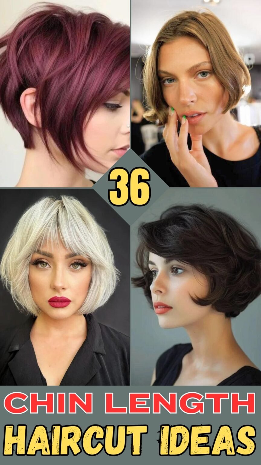 36 Chin Length Haircuts Ideas 2024 – Fashion Trend Hacks