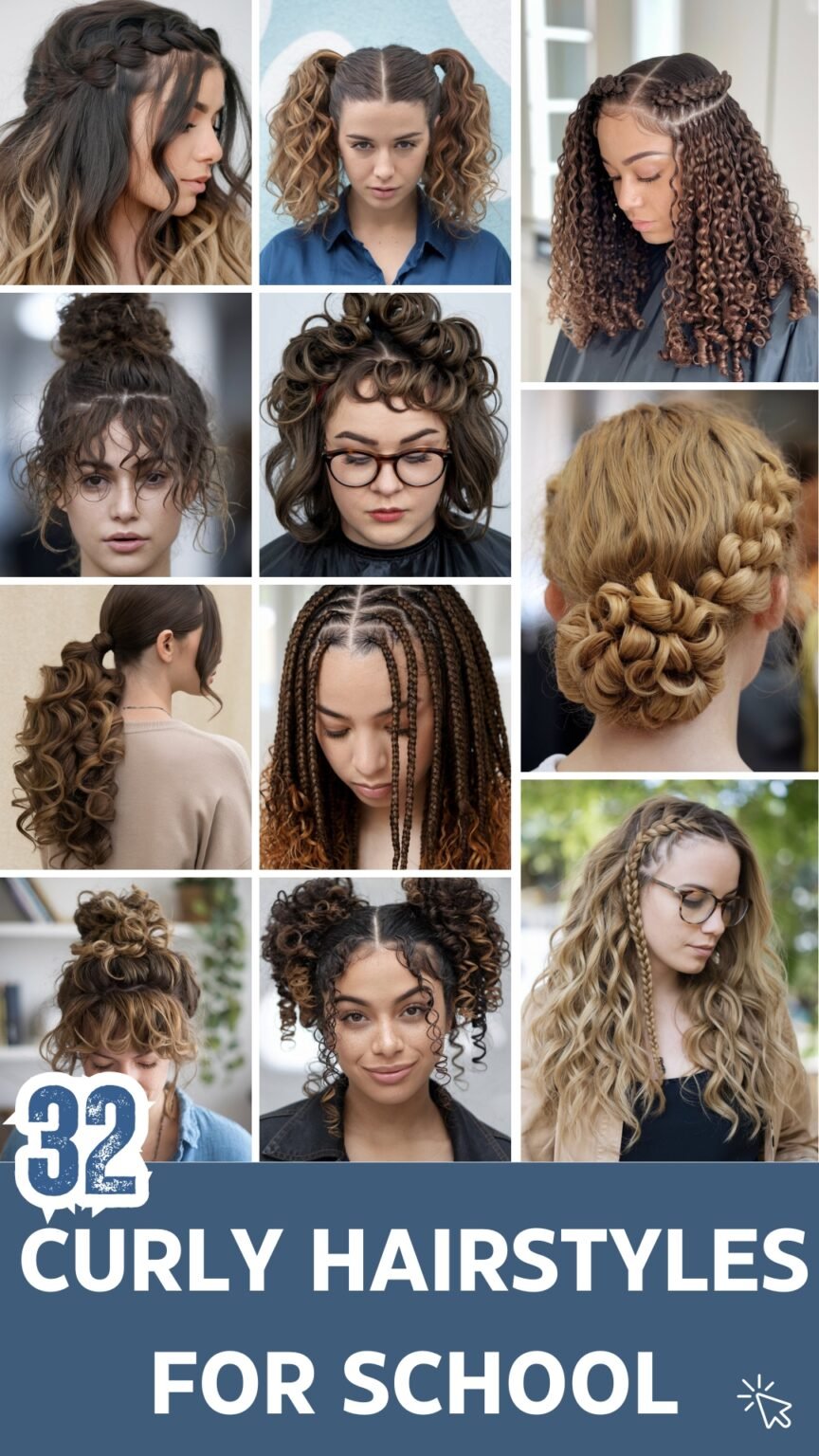 32 Curly Hairstyles for School 2024 – Fashion Trend Hacks