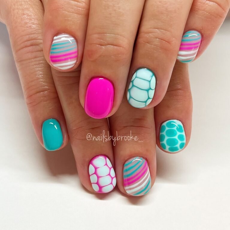 35 Stunning Turquoise Nail Ideas for 2025 – Fashion Trend Hacks