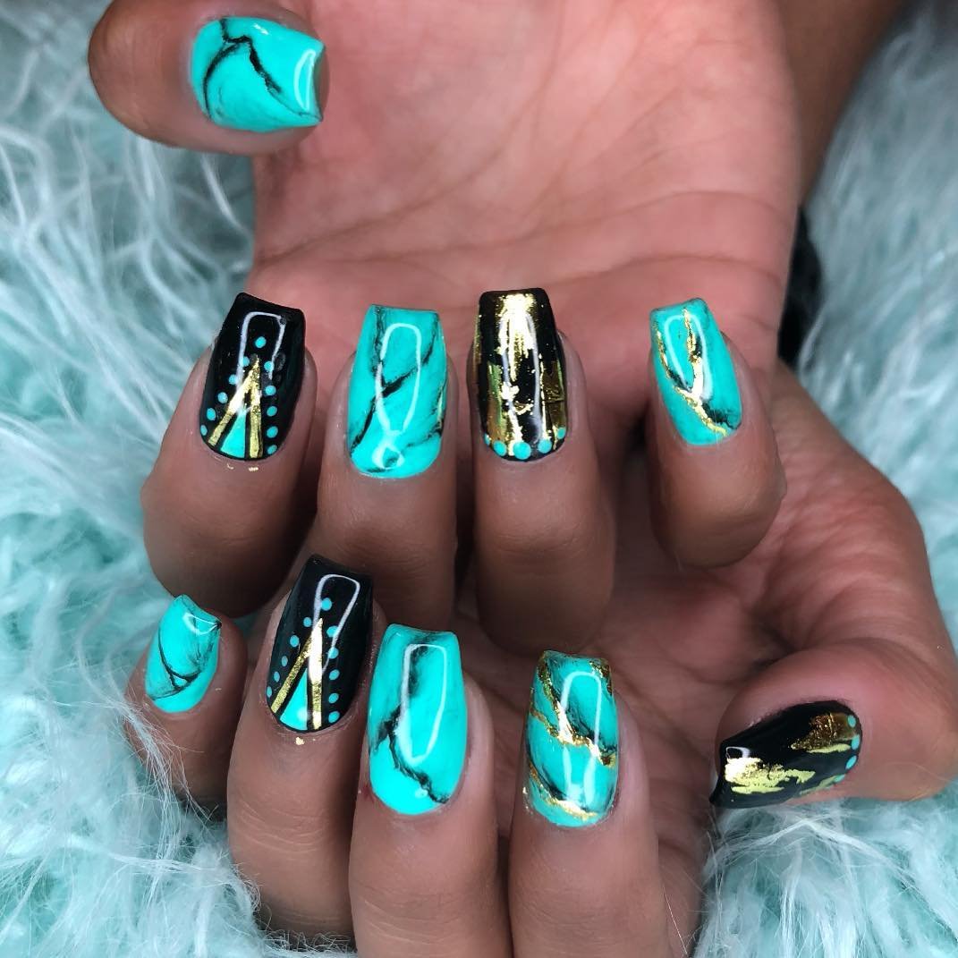 35 Stunning Turquoise Nail Ideas for 2025 – Fashion Trend Hacks