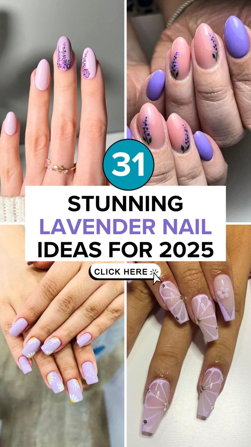 31 Stunning Lavender Nail Ideas for 2025 – Fashion Trend Hacks