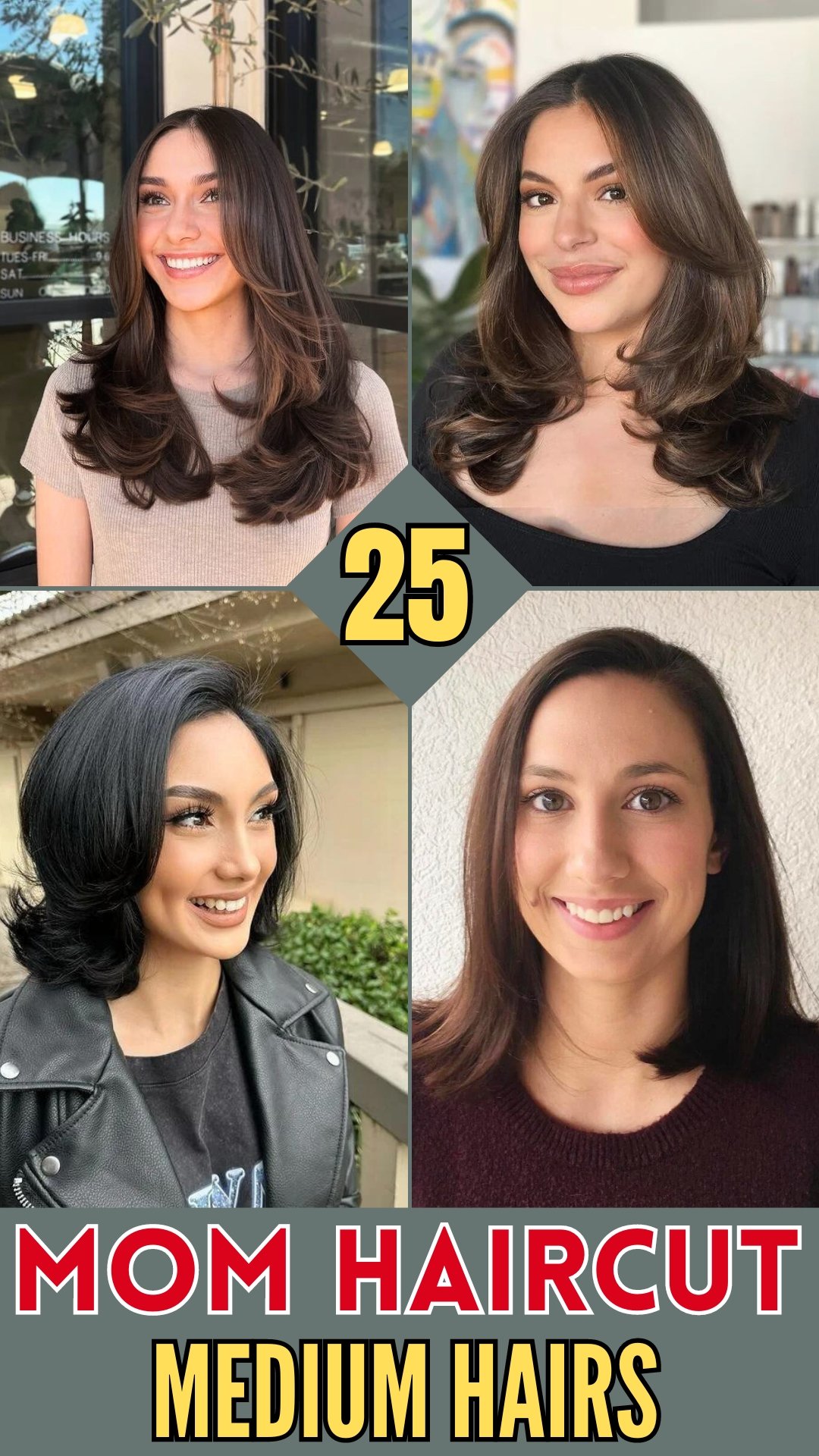 25 Mom Haircuts Medium [Ultimate Guide] 2024 – Fashion Trend Hacks
