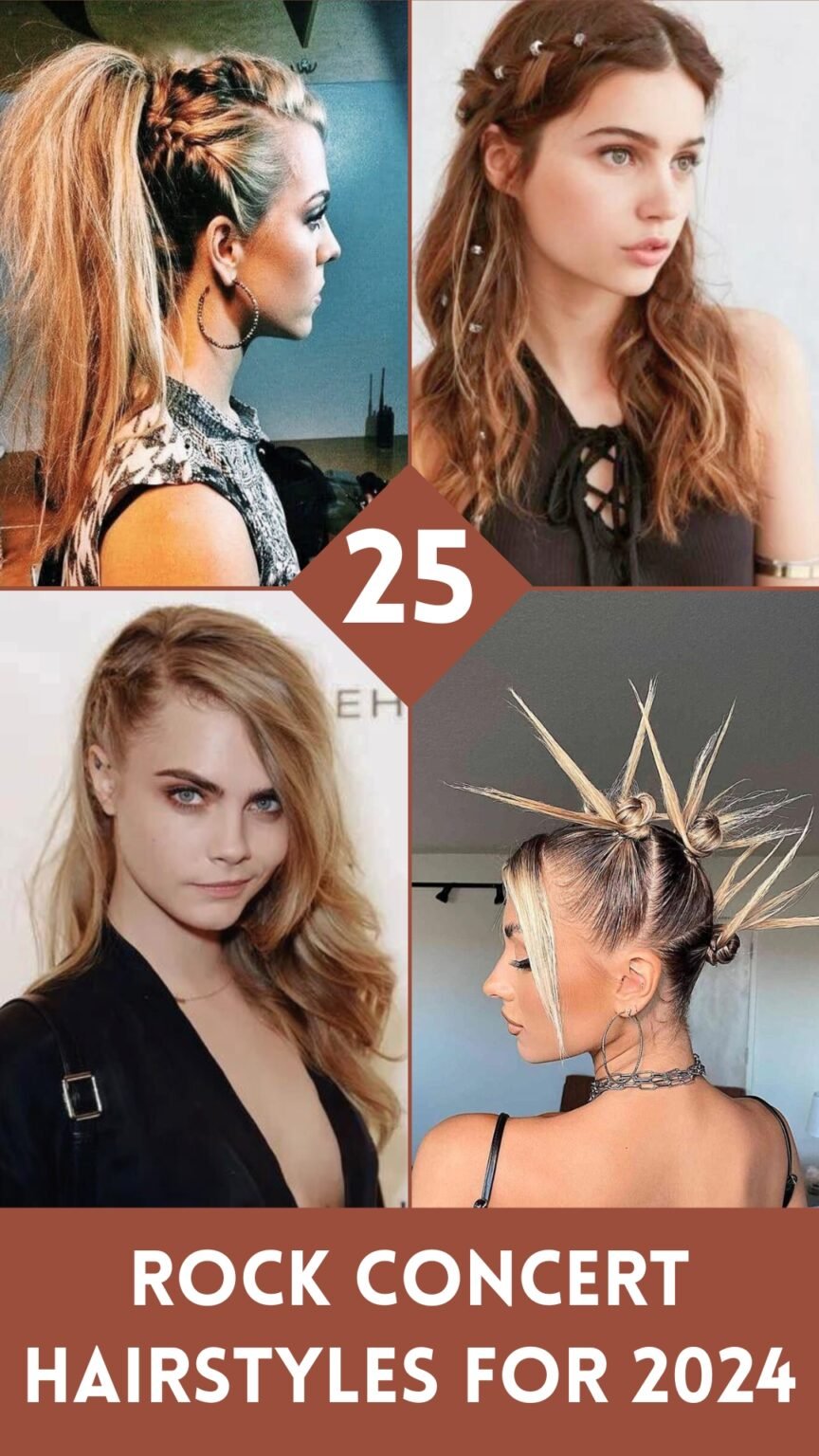 25 Rock Concert Hairstyles 2024 – Fashion Trend Hacks