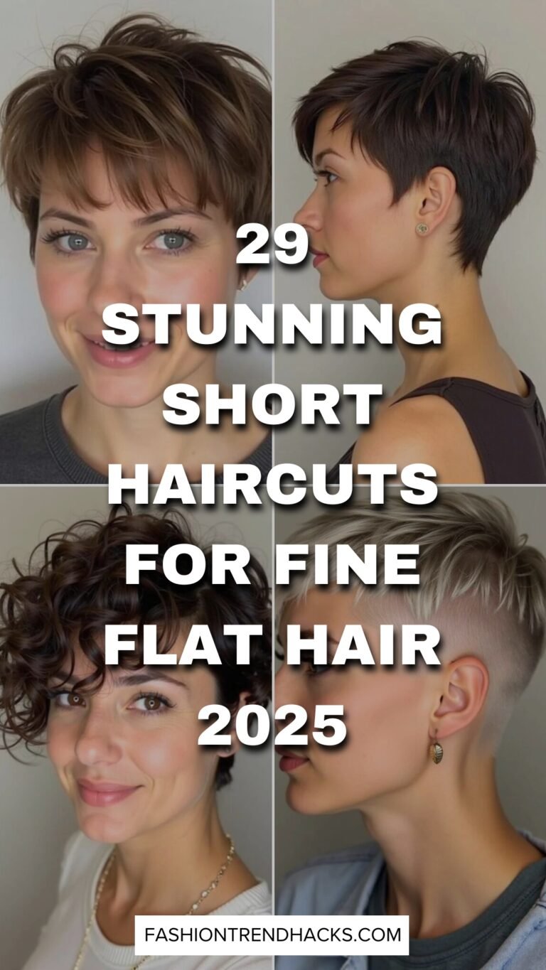 29 Stunning Short Haircuts for Fine Flat Hair 2025 – Fashion Trend Hacks