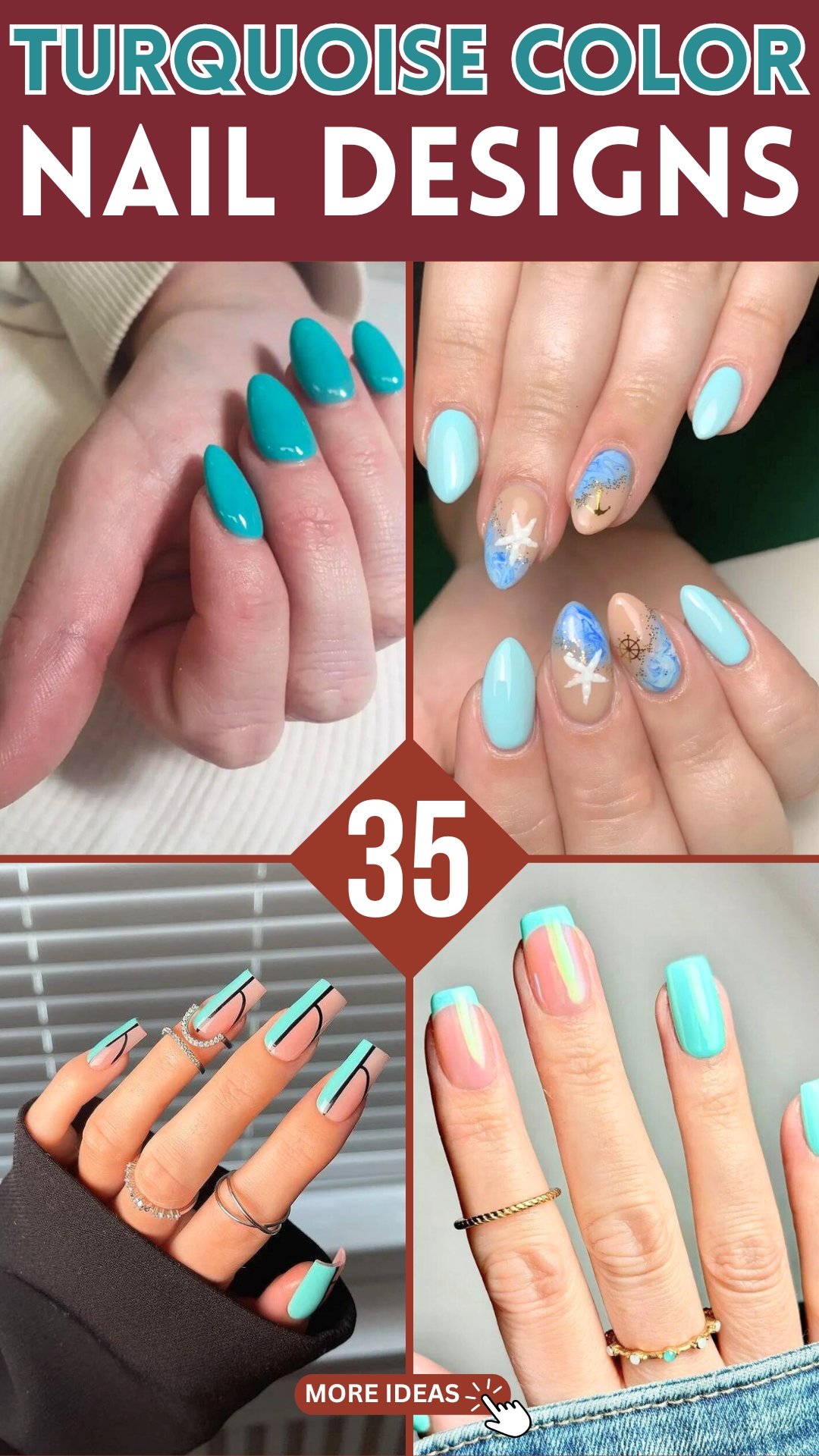 35 Trendy Turquoise Nail Ideas for a Fresh Look – Fashion Trend Hacks