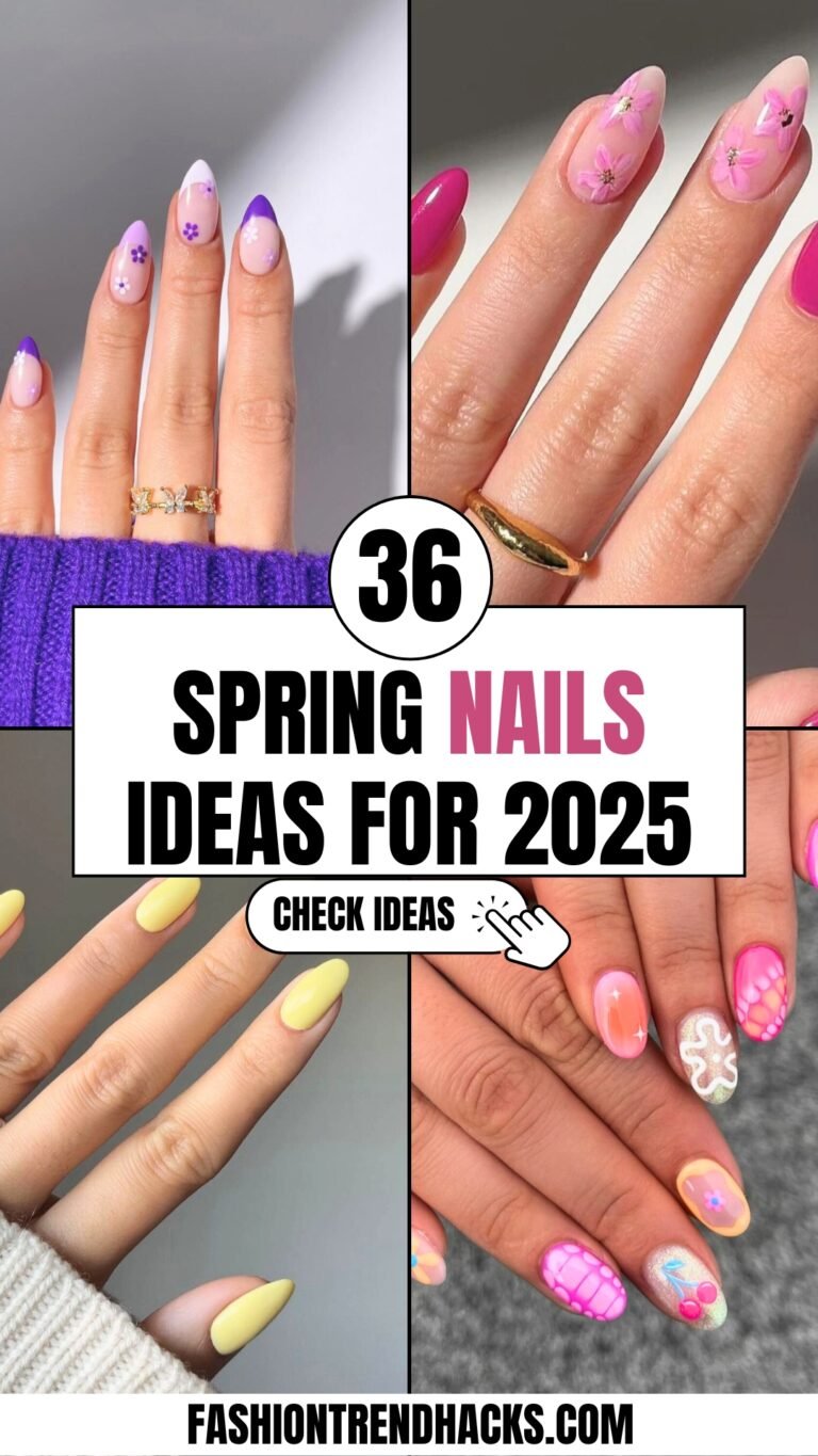 36 Spring Nails Ideas for 2025 – Fashion Trend Hacks