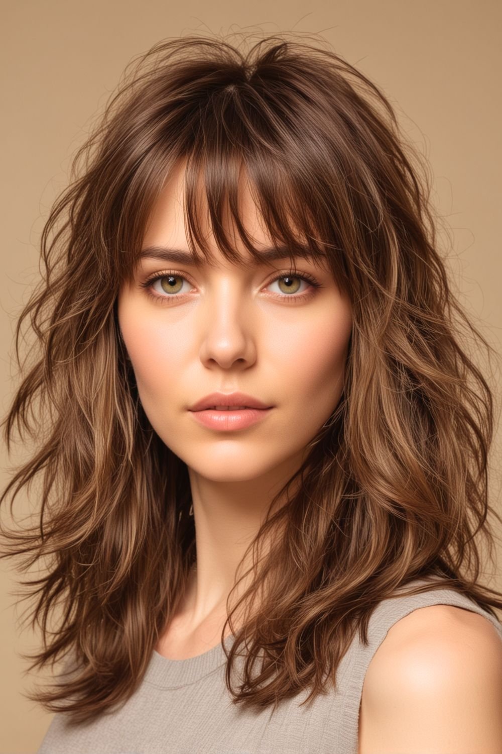 30 Long Shag Haircut with Bangs 2025 – Fashion Trend Hacks