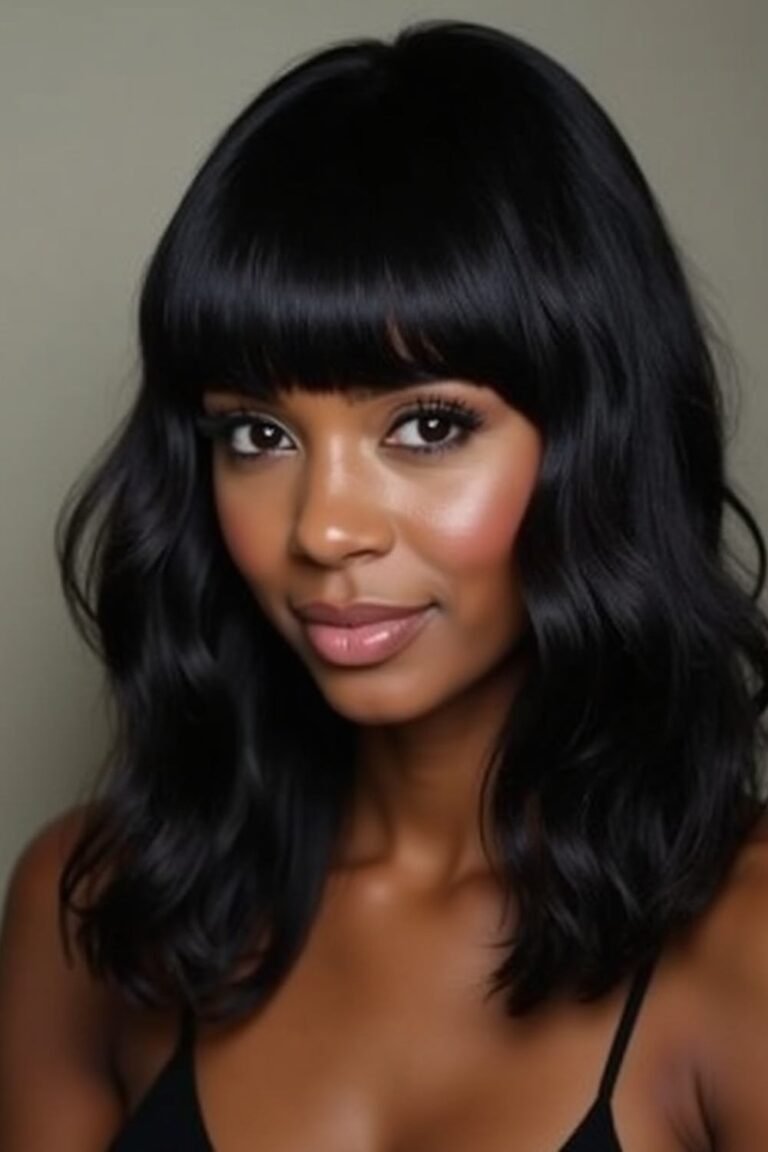 21 Chic Chinese Bangs Hairstyles for Black Women 2025 – Fashion Trend Hacks