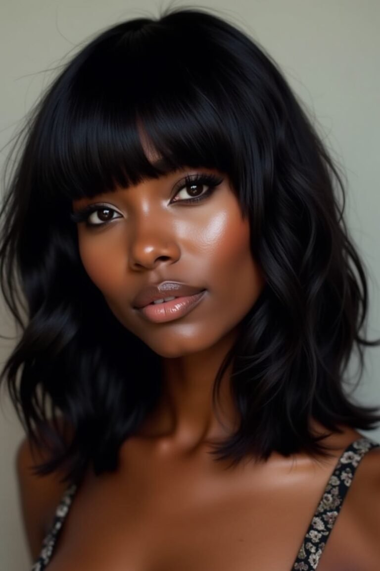21 Chic Chinese Bangs Hairstyles for Black Women 2025 – Fashion Trend Hacks