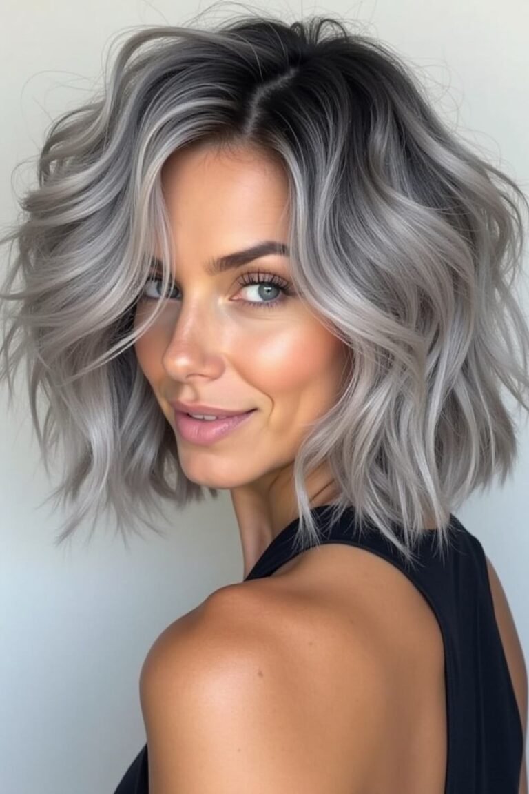 23 Grey Hairs with Bangs Hairstyle Ideas 2025 – Fashion Trend Hacks