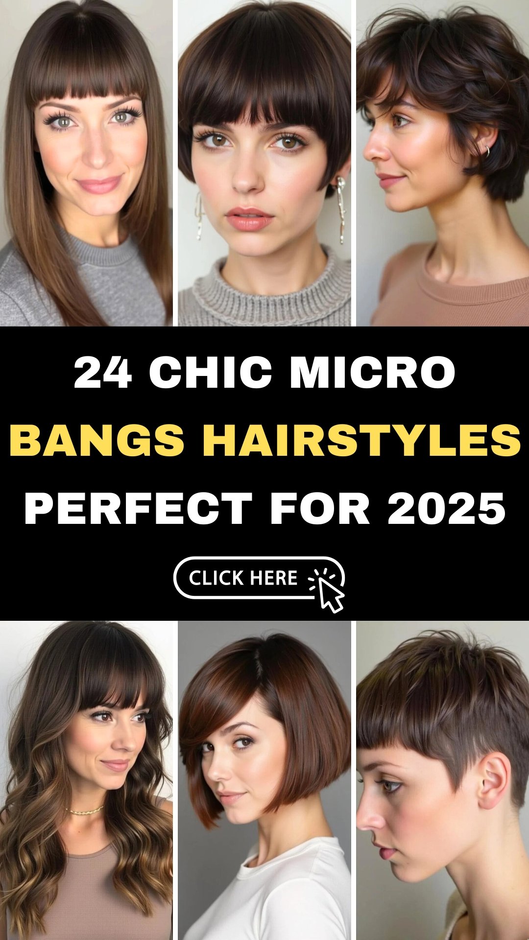 24 Chic Micro Bangs Hairstyles for 2025 – Fashion Trend Hacks