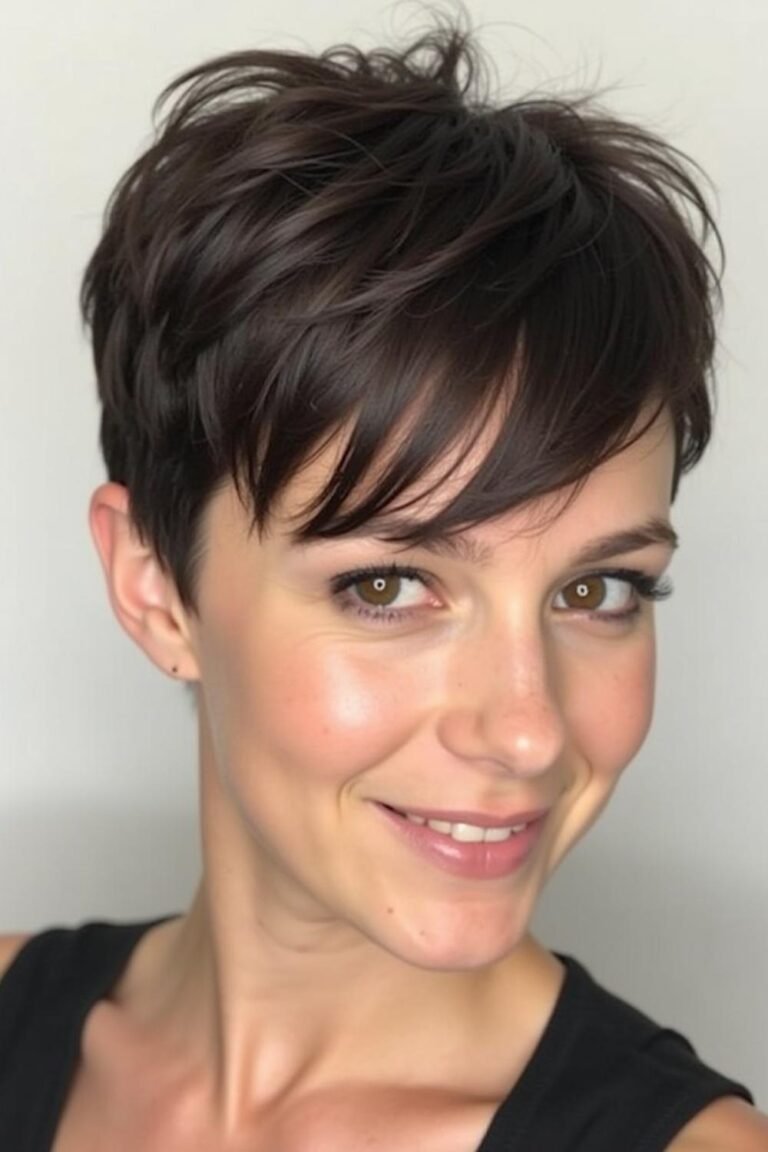 24 Short Hairstyles with Bangs For Round Faces for 2025 – Fashion Trend ...