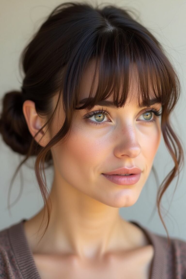 26 Elegant Side Part Bangs Hairstyle Ideas 2025 – Fashion Trend Hacks