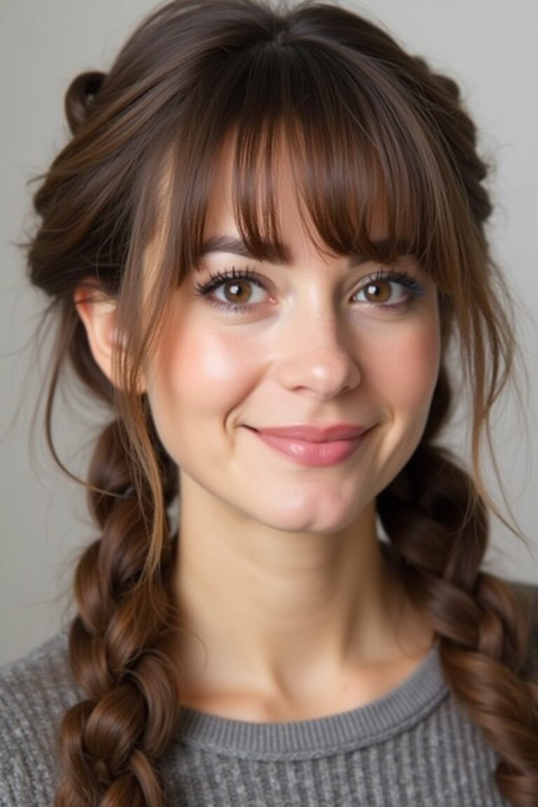 26 Elegant Side Part Bangs Hairstyle Ideas 2025 – Fashion Trend Hacks