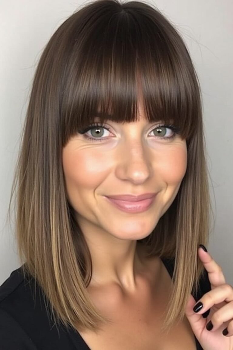 26 Elegant Side Part Bangs Hairstyle Ideas 2025 – Fashion Trend Hacks