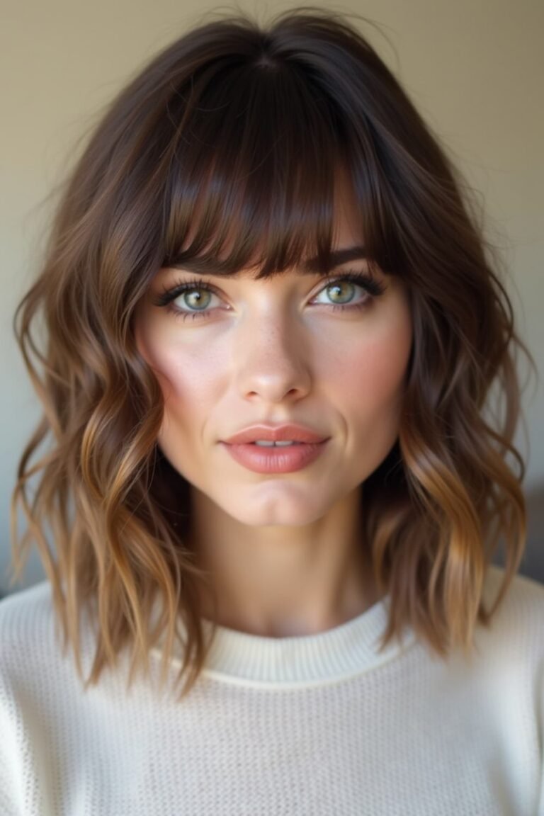 26 Elegant Side Part Bangs Hairstyle Ideas 2025 – Fashion Trend Hacks