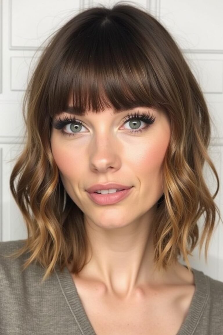 26 Elegant Side Part Bangs Hairstyle Ideas 2025 – Fashion Trend Hacks