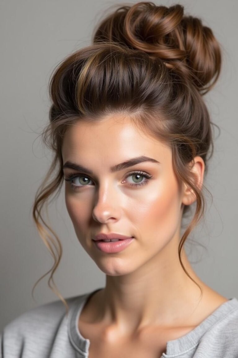 22 Stunning Updo Hairstyles with Bangs for 2025 – Fashion Trend Hacks