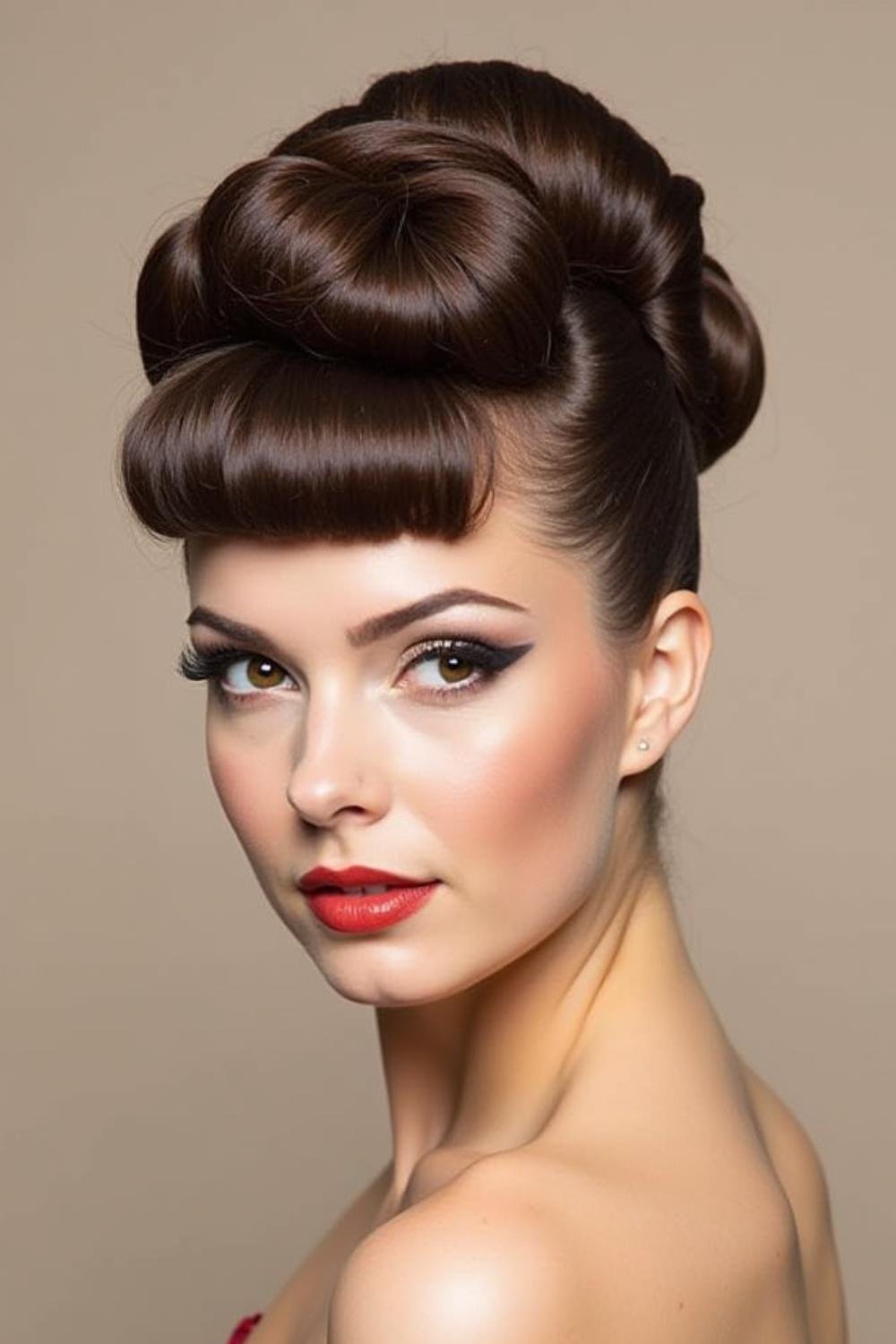 22 Stunning Updo Hairstyles with Bangs for 2025 – Fashion Trend Hacks