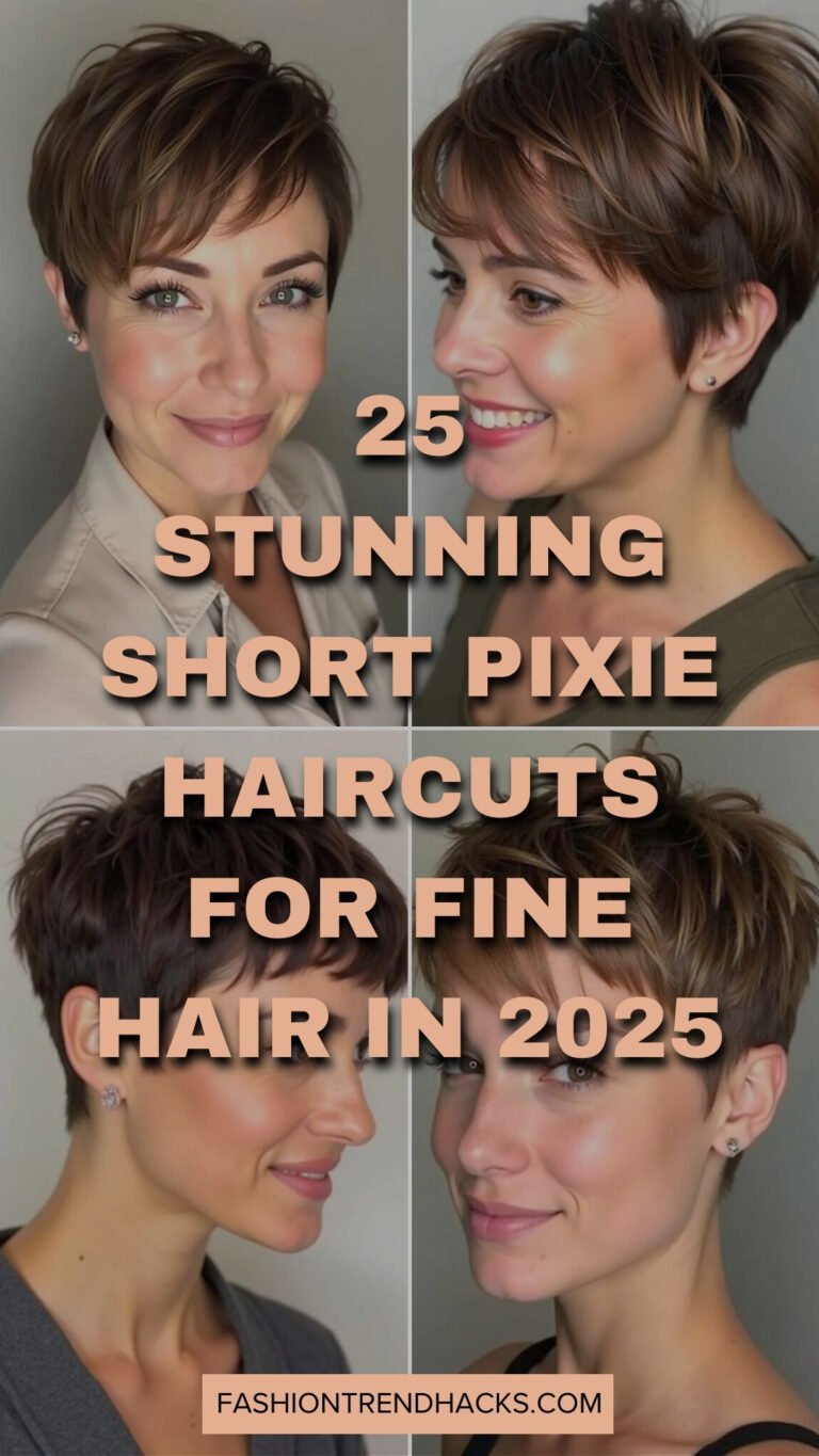 25 Stunning Short Pixie Haircuts for Fine, Flat Hair 2025 – Fashion ...